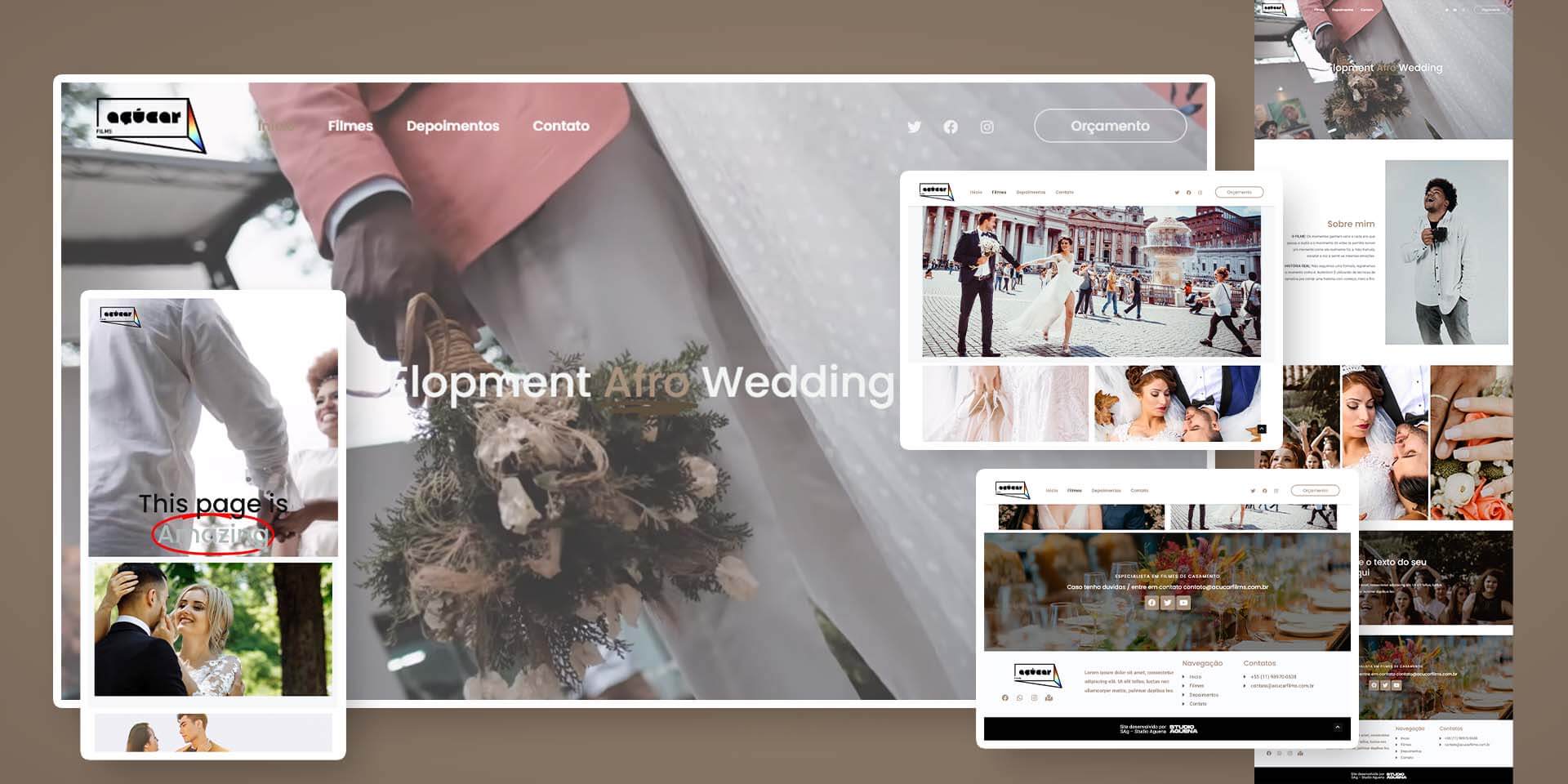 Criação de Site - Studio Aguena